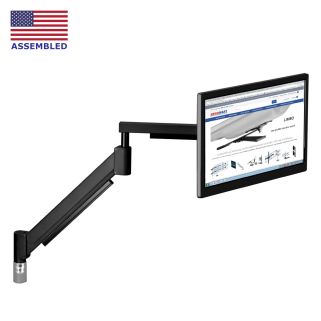 Heavy Duty, Long Reach Monitor Arms, Wall Mounts