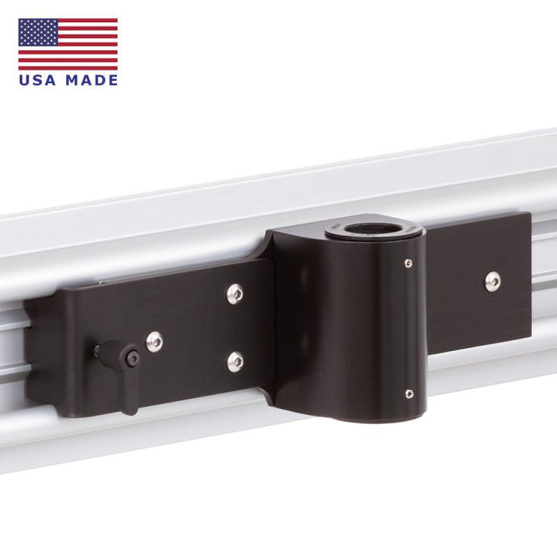 Horizontal Moving Monitor Mount for Roller Track