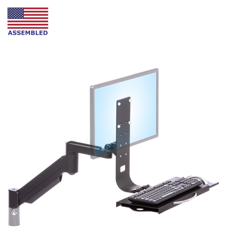 TRP2718S Workstation Monitor and Keyboard Arm