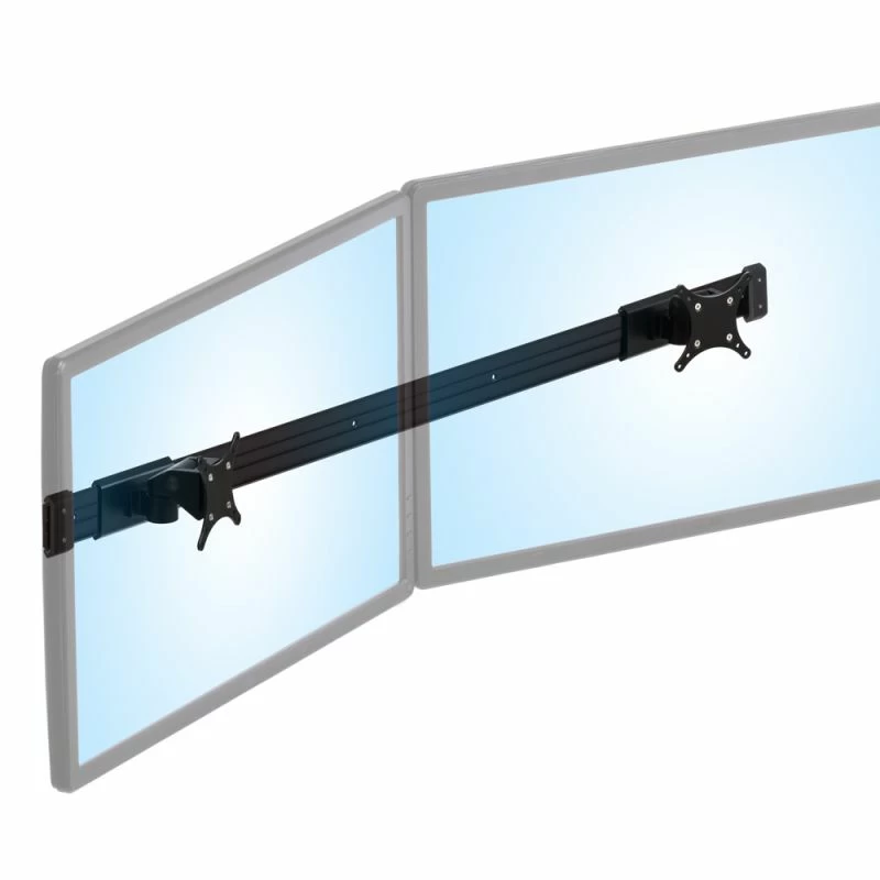 Articulating Monitor Mount For Horizontal Wall Track