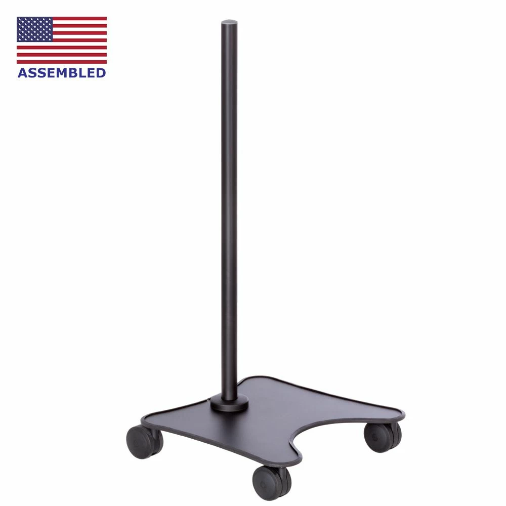 Rolling Computer Cart Pole Medical Computer Workstation Corner Smart