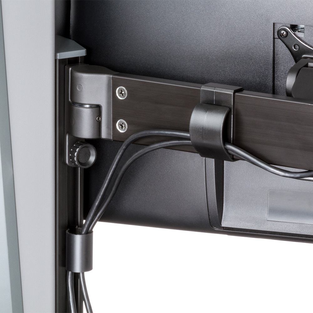 Winston-E Two-Monitor Height Adjust Workstation