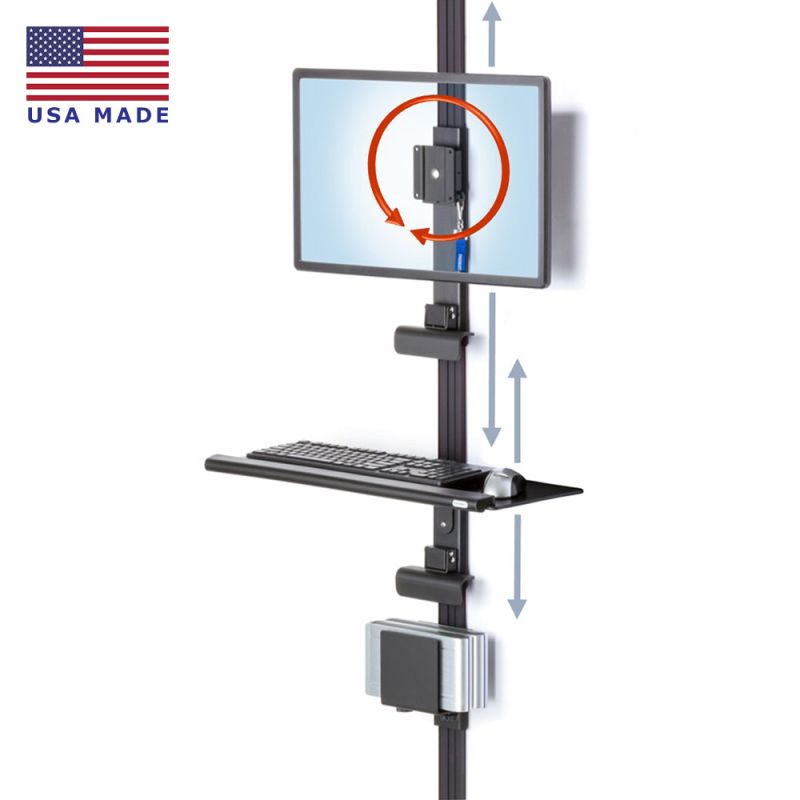 LeverLift Snap Monitor/Keyboard Wall Mount