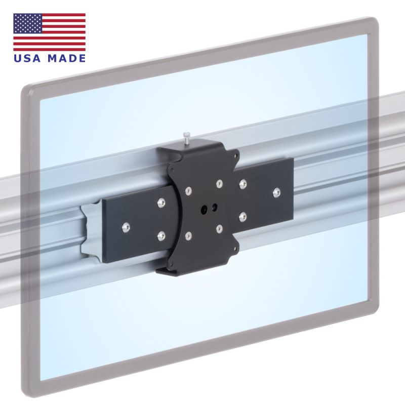Low-Profile, Heavy-Duty Moveable Roller Track Mount
