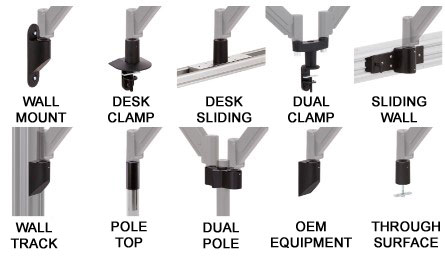 Surface Mount Arm for Keyboard, Mouse or POS